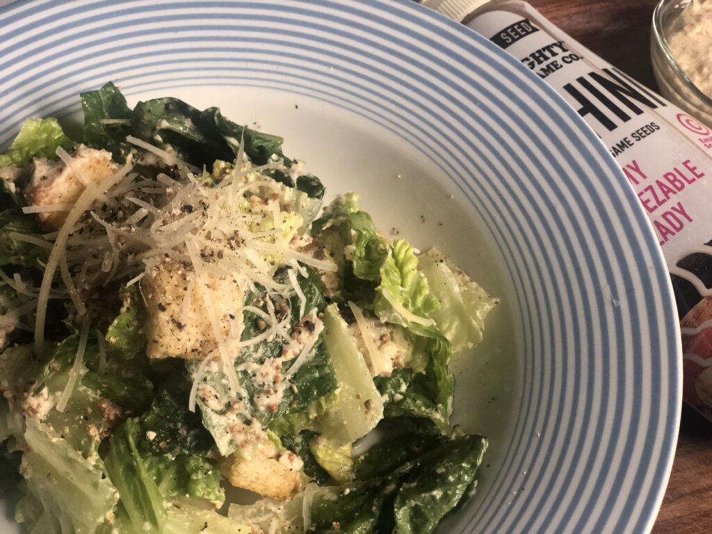 Creamy Caesar Tahini Dressing - Mighty Sesame