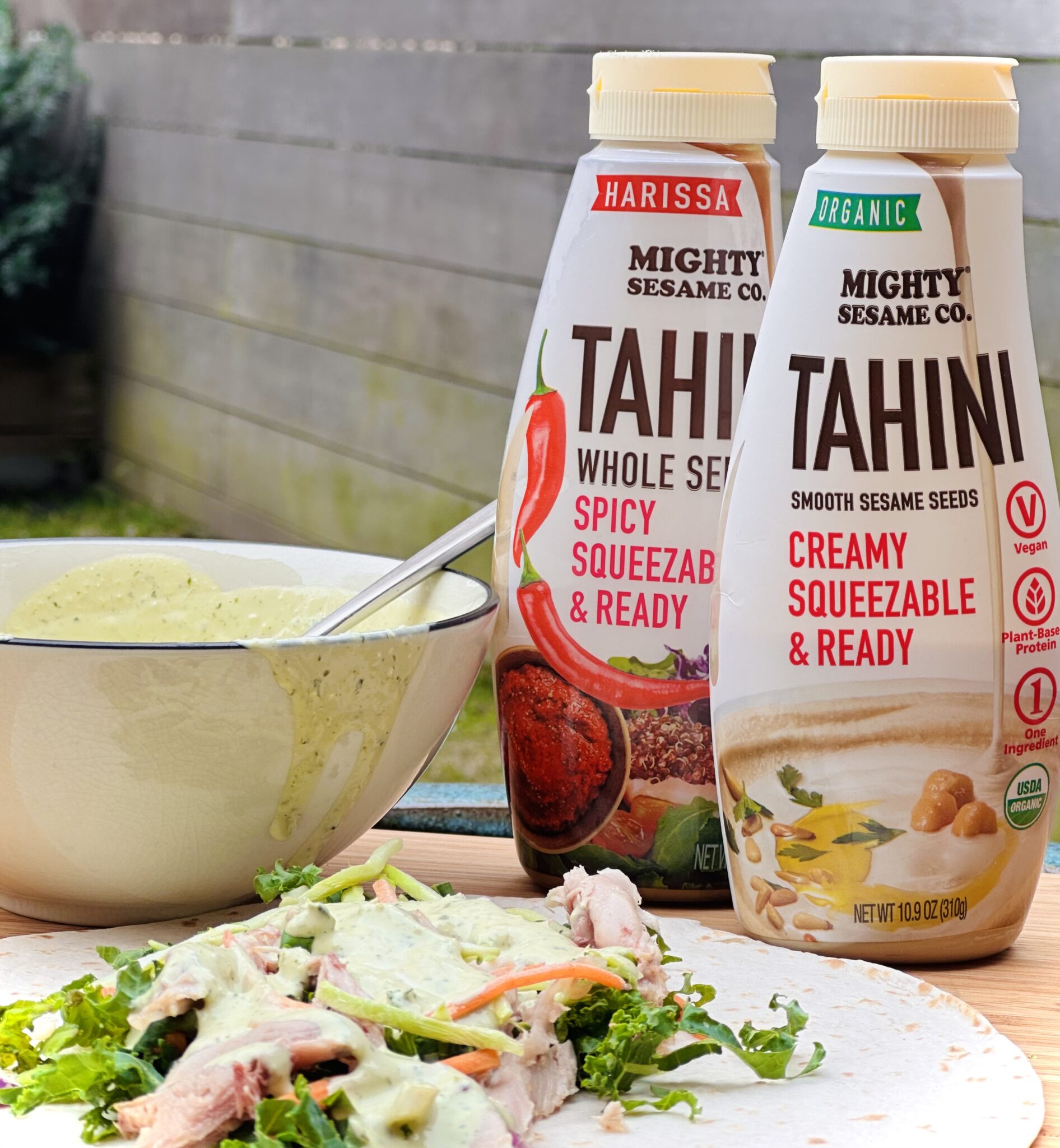 Mighty Sesame Green Tahini Sauce - Mighty Sesame